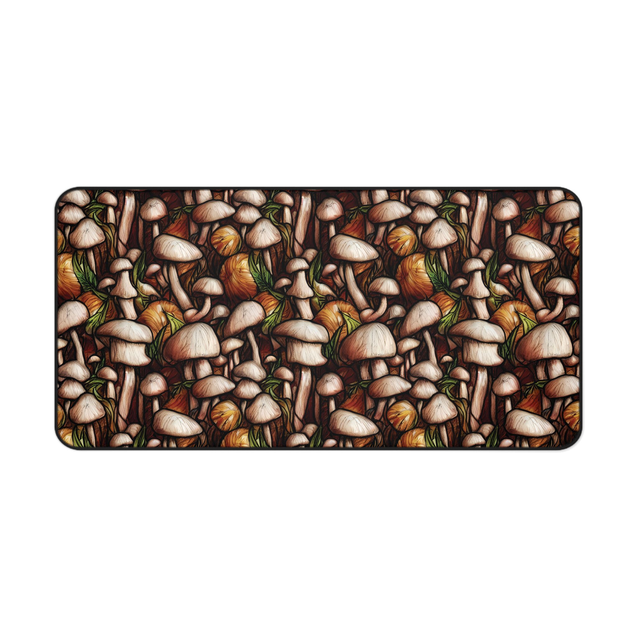 Rustic Mushroom Cluster – Desk Mat | The Mushroom Site